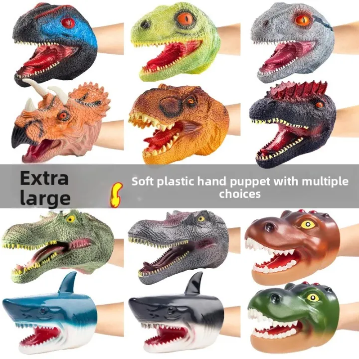 Realistic Dinosaur Hand Puppet Toy for Boys Tyrannosaurus Rex ...