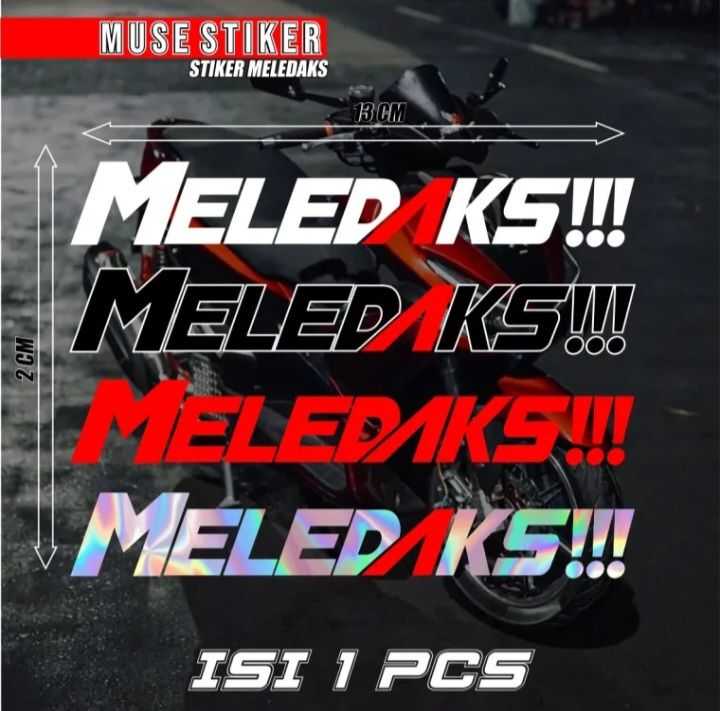 stiker Melrdaks!!!, stiker cutting stiker, sesuai gambar | Lazada Indonesia