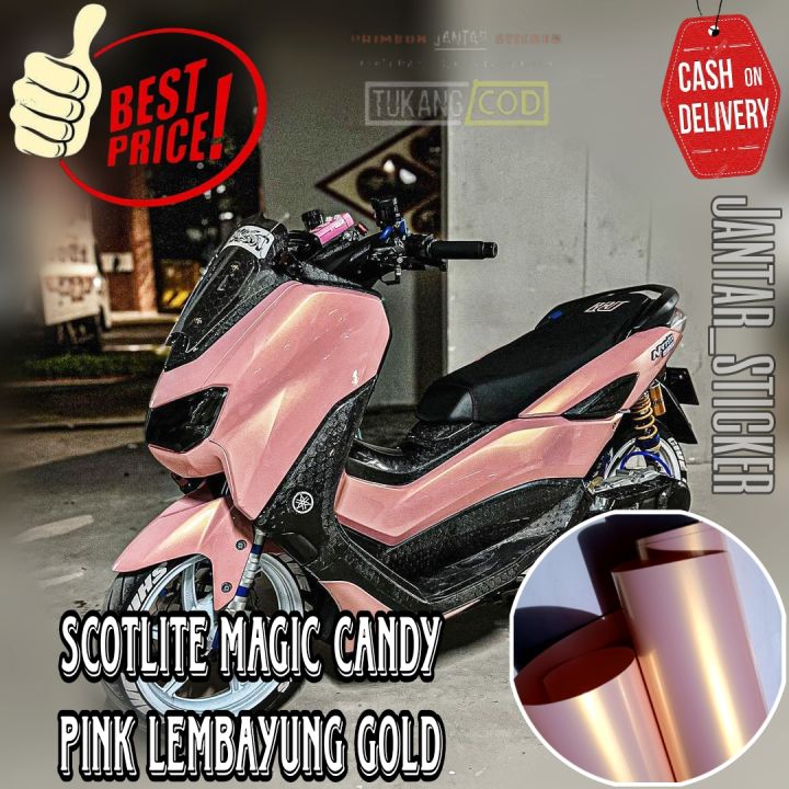 Skotlet Pink Lembayung Gold Sticker Scotlite Motor Skotlet Motor Pink ...