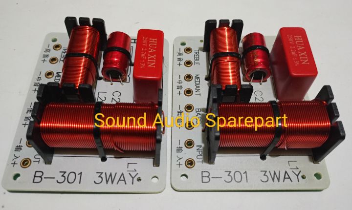 KIT CROSSOVER PASIF 3 WAY / CROSSOVER 3 WAY MID HIGH LOW B-301 | Lazada ...