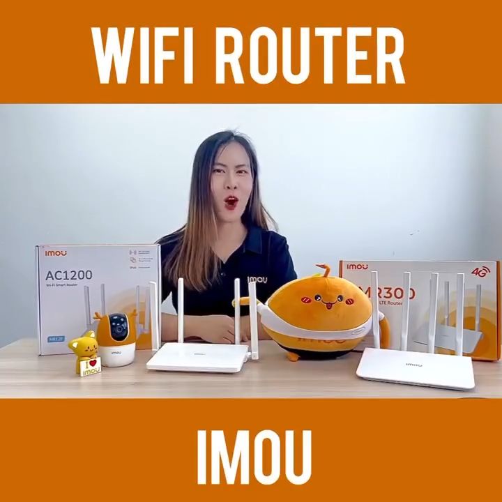 [NEW] IMOU Router Wifi รุ่น HR12F-A-imou AC1200 dual band Wi-Fi 2.4G-5G ...