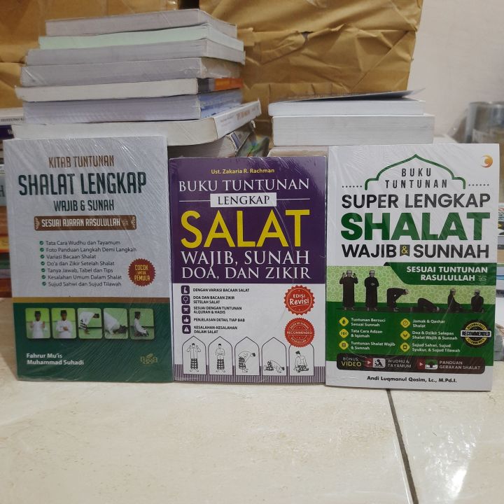 1 paket 3 buku tuntunan shalat lengkap | Lazada Indonesia 1 paket 3 buku tuntunan shalat lengkap | Lazada Indonesia