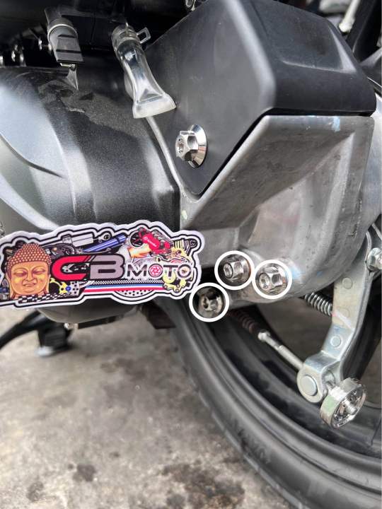 HENG GEAR OIL DRAIN PLUG & CRANK GEAR BOLTS For HONDA CLICK 125 150 V1 ...