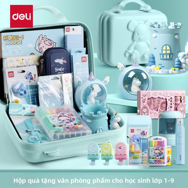 XIEJIAN | Bộ Quà Dụng Cụ Học Tập Cho Trẻ Em Nam Nữ Thật Tiện Ích Và Đẹp ...