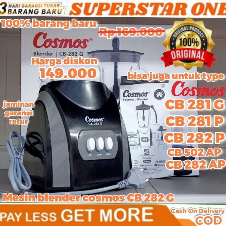 Mesin blender cosmos cb 281 282 G 100% baru Original cosmos | Lazada ...