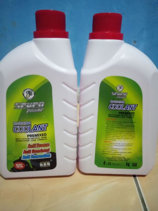 Air Radiator Coolant seven power 1liter Air Coolant merah | Lazada ...