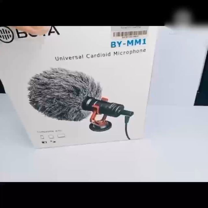 Mic Boya BY MM1 Universal Cardiodid Shotgun Mic for DSLR Camera Smartphone Camcorder PC | Lazada ...