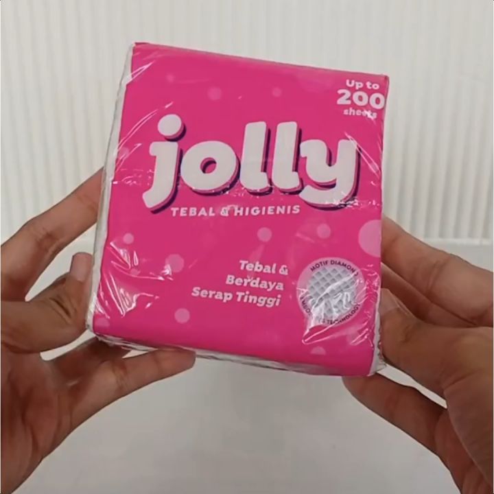 TAIYO Jolly Tisu Meja dan Table Tissue Kecil Tebal & Higienis Up To 200 ...