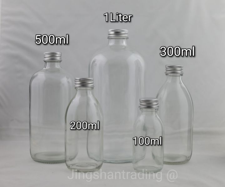 [Coffee] Clear glass bottles/botol kaca/juice/coffee tea /glass bottles ...