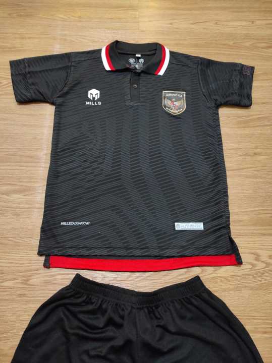 JERSEY TIMNAS HITAM 2022 ANAK (PAKE NAMESET) | Lazada Indonesia