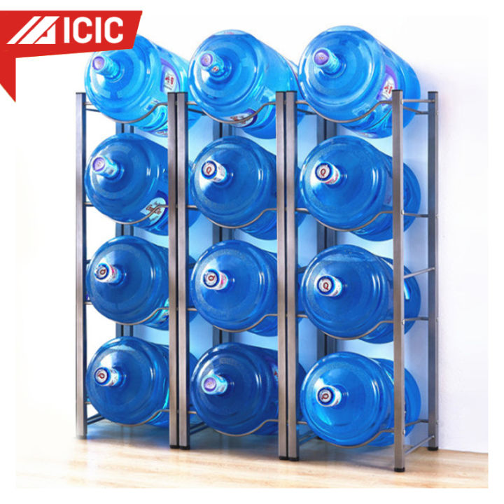 ICIC 3/4/5 Layer Mineral Water Dispenser Rack Stand Water Container ...