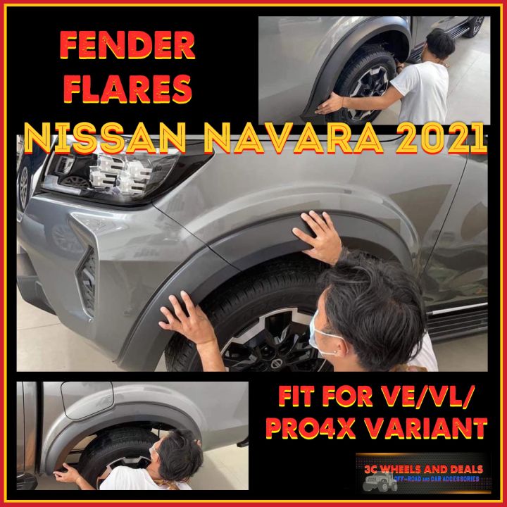 NAVARA 2021 SLIM FENDER FLARES | Lazada PH