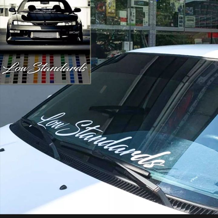 Low Standard Windshield Car Sticker 36x5 inches Classic Cars Sticker ...