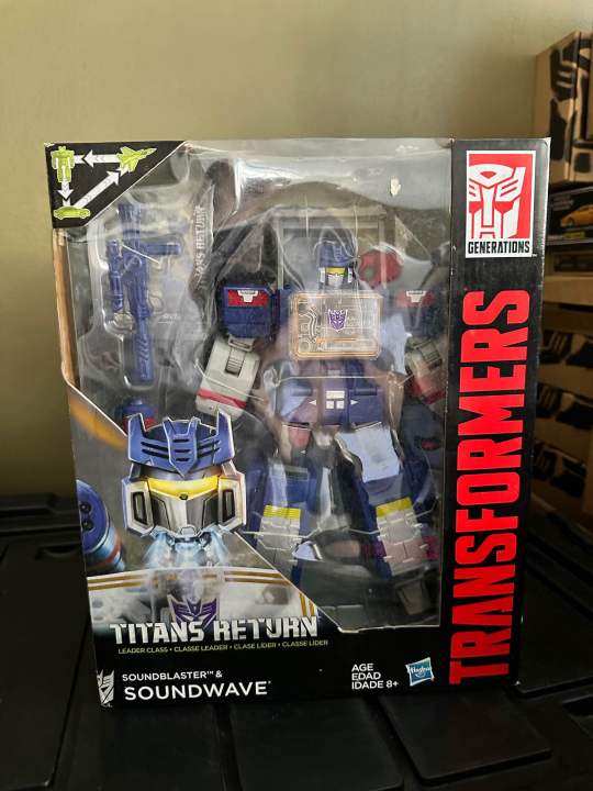 Transformers Titans Return Soundblaster & SOUNDWAVE Leader Class ...