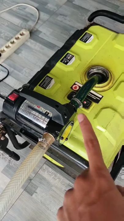 Pompa Minyak Otomatis Solar Bensin Air Oli Pompa Minyak AC 220V ...