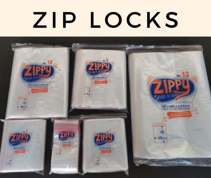 ZIP LOCKS/ ZIPPY 100 pcs - AFFORDABLE AND GOOD QUALITY | Lazada PH