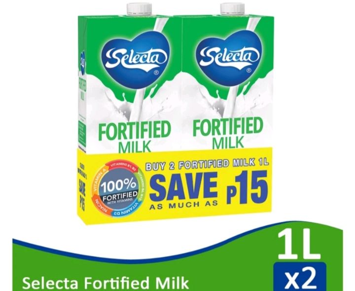 Buy 1 TAKE 1 SELECTA FORTIFIED FRESH MILK 1 LITER PROMO | Lazada PH