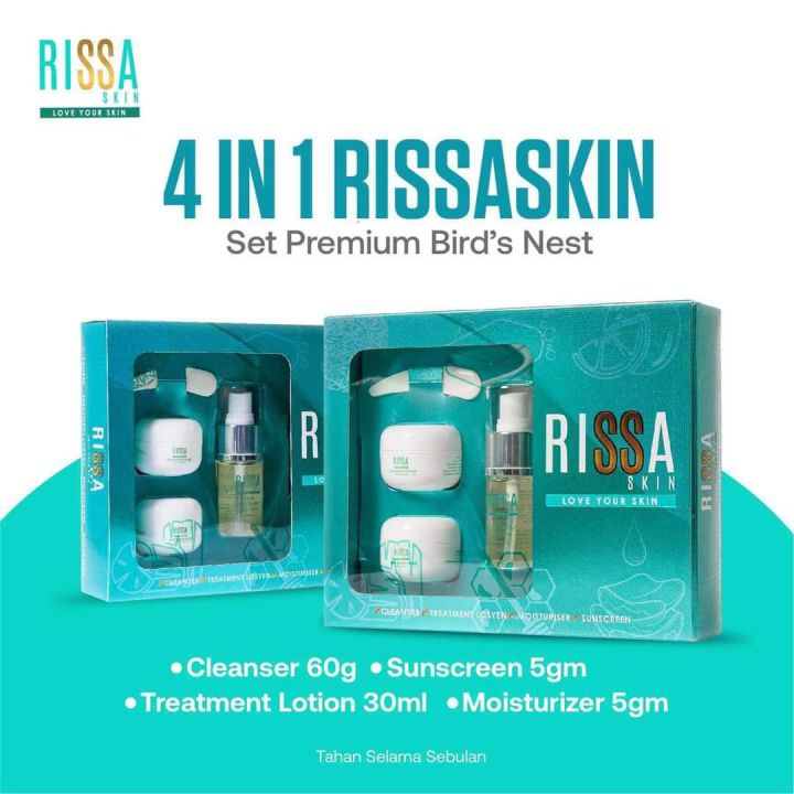 RISSASKIN SET PREMIUM BIRDS NEST 4 IN 1 | Lazada