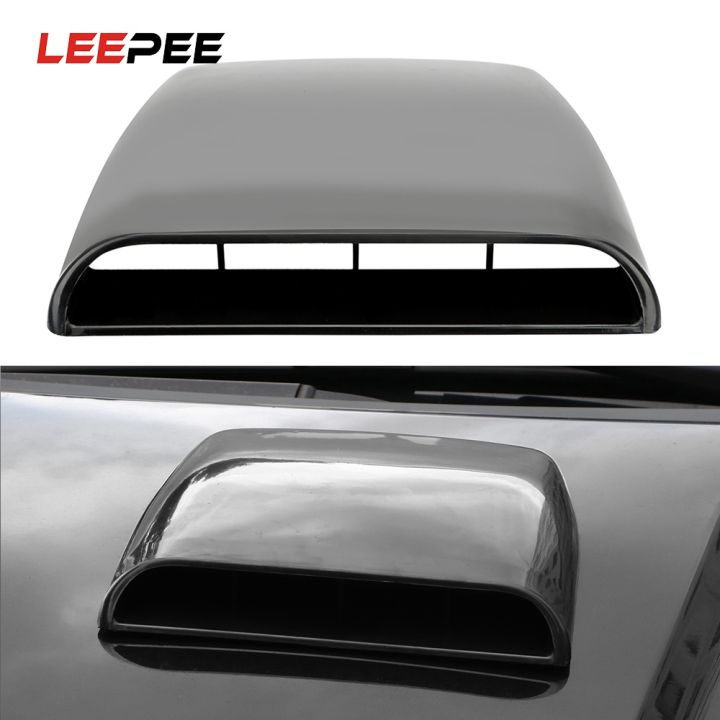 Fake Air Outlet Covers Decoration Car Hood Scoop Air Flow Intake Vent ...