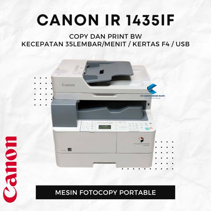 Mesin Fotocopy F4 Canon Ir1435 mesin fotocopy mini rekondisi packing ...