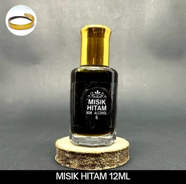 Minyak Parfum Misik Hitam non alkohol 2ml asli minyak Parfum sholat dan ...