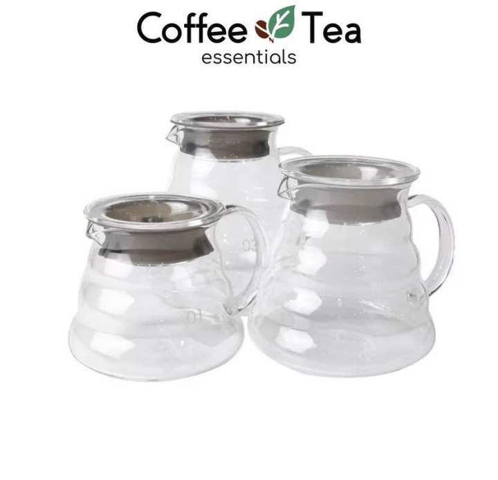 Coffee N Tea Essentials Coffee Pot Server Glass Hand Drip | Lazada PH