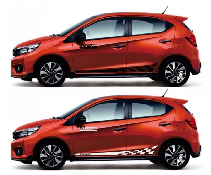 sticker samping mobil honda brio sticker all new brio aksesoris honda ...