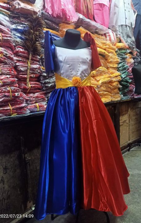 filipa united nation flag gown costume | Lazada PH