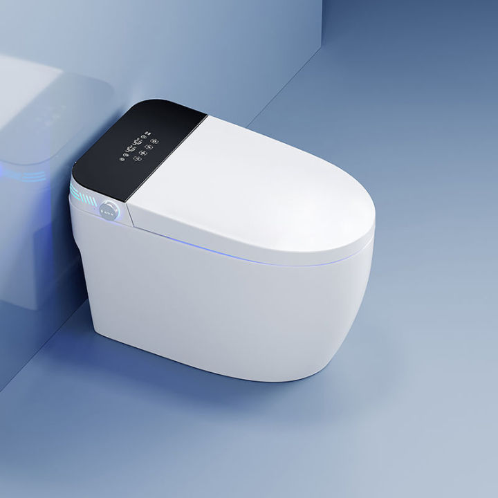 Smart Toilet Bowl Set Full Set With Hidden Water Tank Strong Dual Flush ...