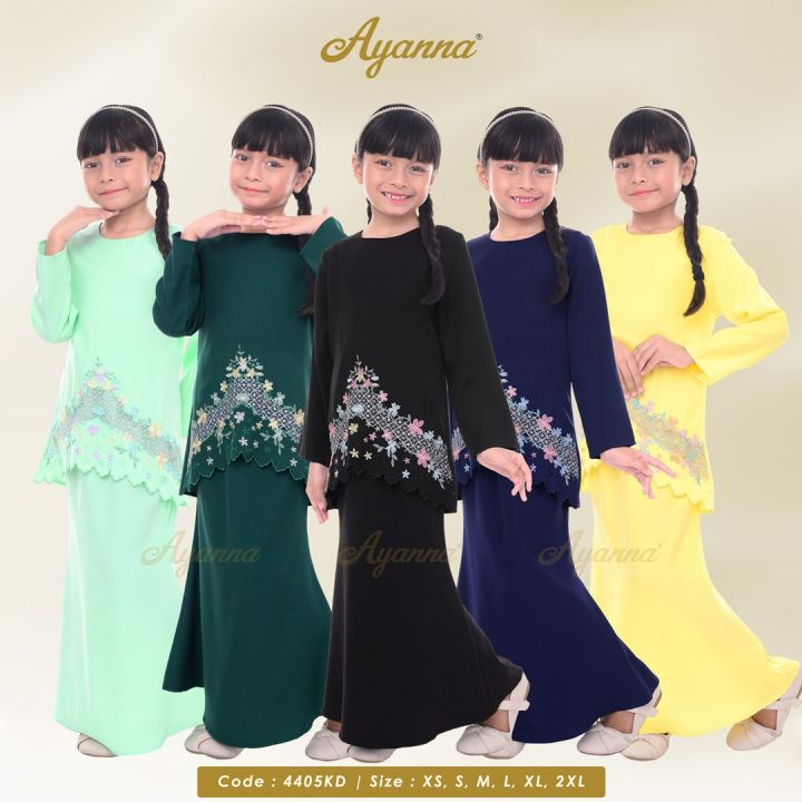 🌸 Baju Raya 2024 🌸 Ezzy Embroidery Kurung Kid 🌸 Ready Stock | Lazada