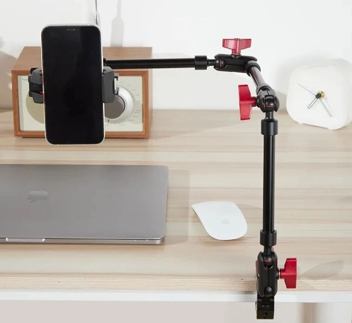 20231226 Camera Magic Arm with Super Clip Bracket for Smartphone ...