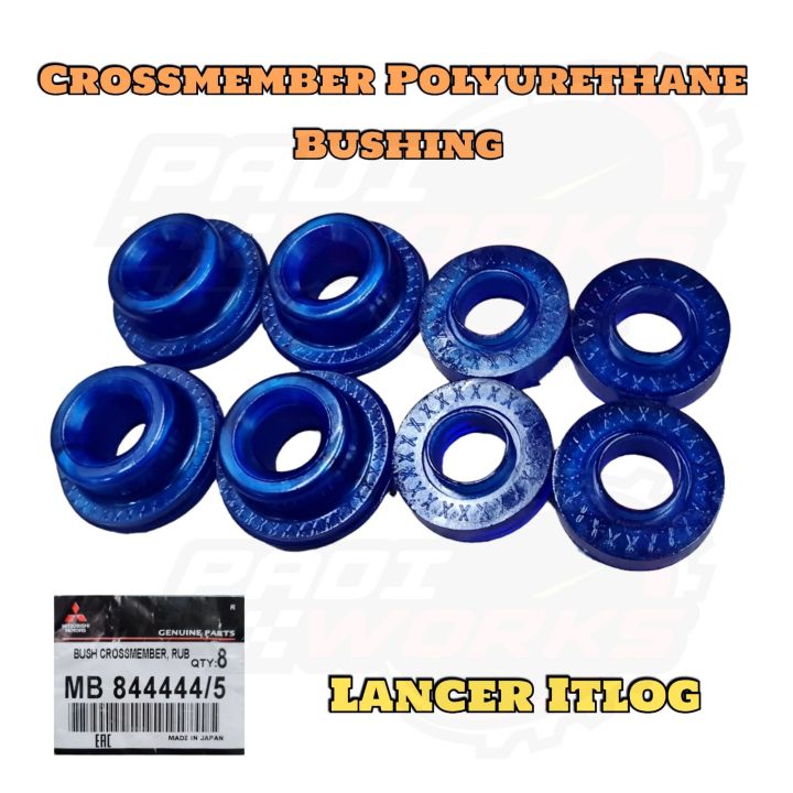 Crossmember Polyurethane Bushing for Lancer Itlog, Pizza / GSR All ...