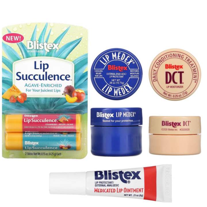 🐤Blistex Lip Medex/DCT/Succulence/Ointment ลิปบาล์ม ลิปมัน แท้🇺🇸 ฟื้นฟู ...