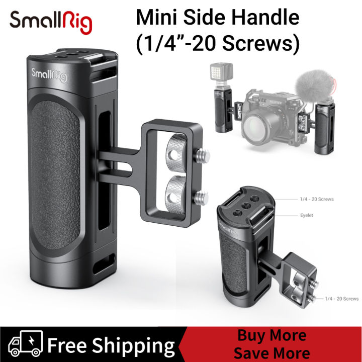 SmallRig Mini Side Handle NATO Handle with 1/4-20 Screws Wrist Strap ...