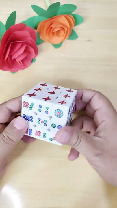 Chinese Mahjong Magic cube Third-Order Magic Cubes Set Race Racing ...