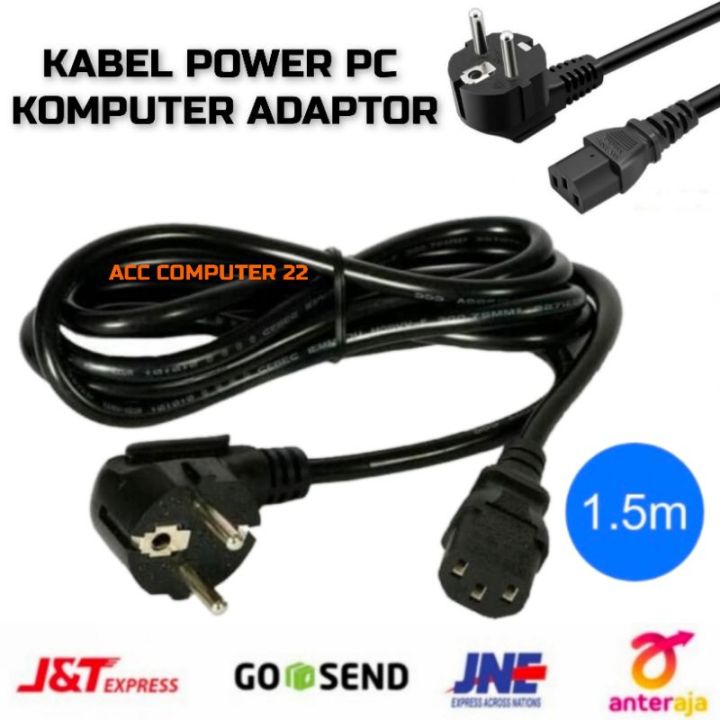 KABEL POWER PC / KOMPUTER | Lazada Indonesia
