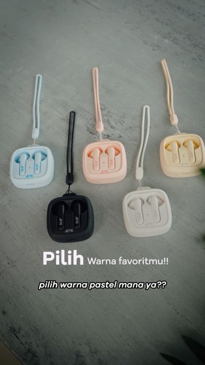 TWS JETE CE8 Bluetooth Earbuds Macaron BT 5.3 Super Bass, 24 Hours ...