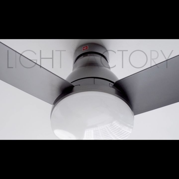 KDK K12UX 48" 3 Blades DC Motor Ceiling Fan with 3 Colour LED Light ...