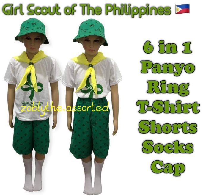 Girl Scout Uniform Set 6 In 1 Lazada Ph