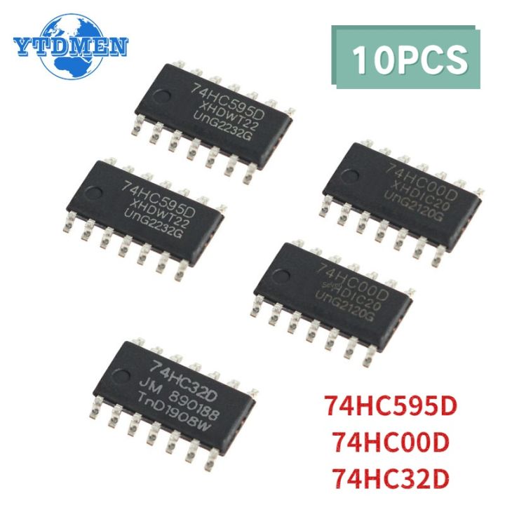 10PCS 74HC595D 74HC00D 74HC32D SOP-16 Counter Shift Registers ...