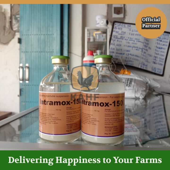 [KAHF PS] Intramox 150 LA 100 ml Antibiotik Injeksi Amoxycillin untuk ...