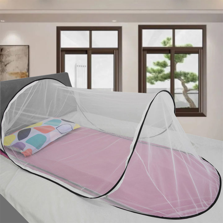 POP-Up Mosquito Net Tent with Zipper Outdoor Camping Mosquito Net ...