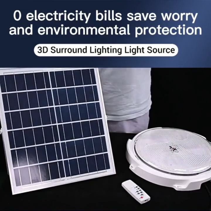 NL Solar lights inside the house solar ceiling light with solar panel ...