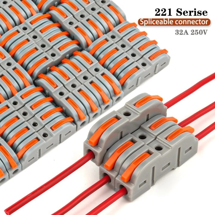 10/5Pcs Quick Wiring Connector Fast Splicing Electrical Connector ...