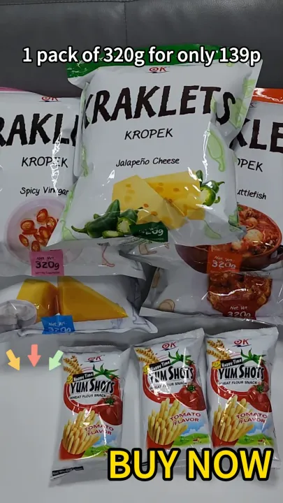 OK Snacks Variety Pack - Crackers & Crispy Chips Bundle: Kraklets Spicy ...