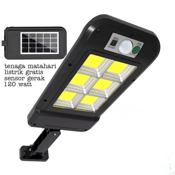 lampu jalan tenaga Surya 120 Watt PJU lampu jalan solar tenaga matahari ...