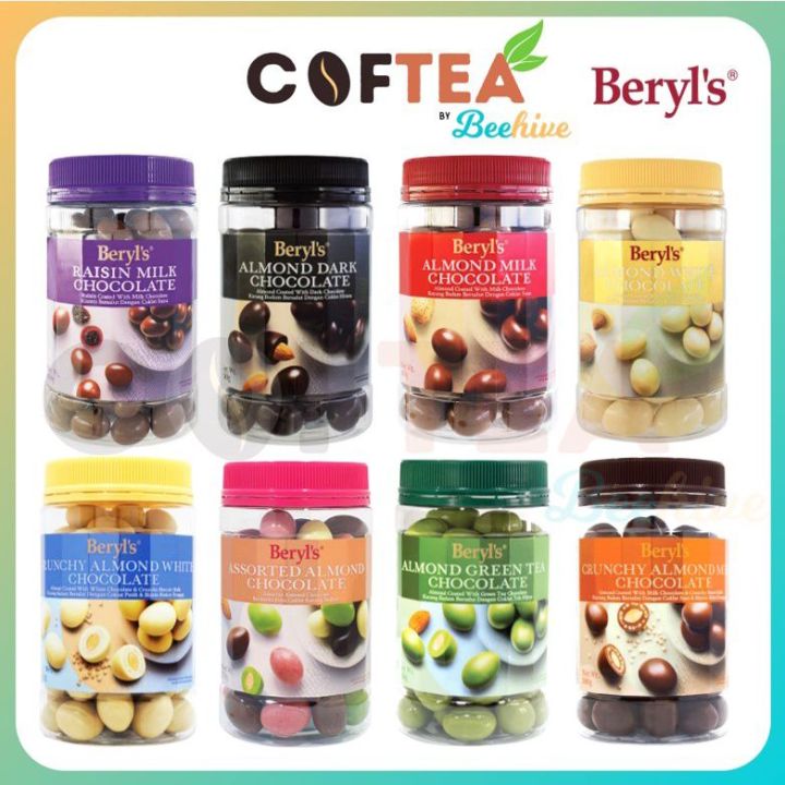 Chocolate Beryl's อัลมอนด์เคลือบช็อคโกแลต อร่อย 450 กรัม (ช็อกโกแลตอาจ ...