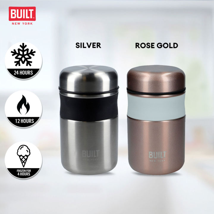Built NY Temperature Retention Double Wall Vacuum Insulated Food Flask ...