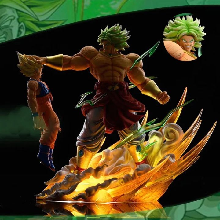 Japanese Anime Broly Dragon Ball Figures Broli VS Goku Action Figures ...