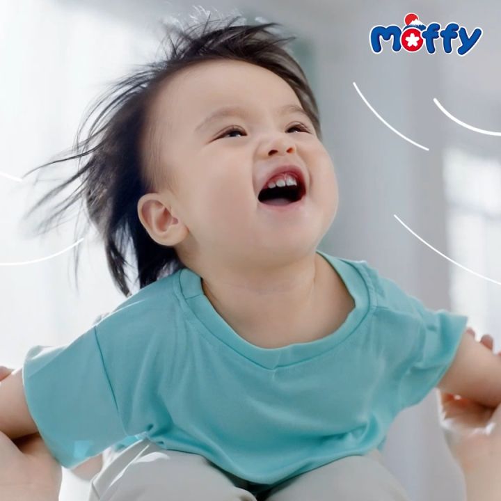 (Tặng khăn ướt) Bộ 3 Tã giấy Moffy Dòng bông mềm Cao cấp Hai lớp Chống ...